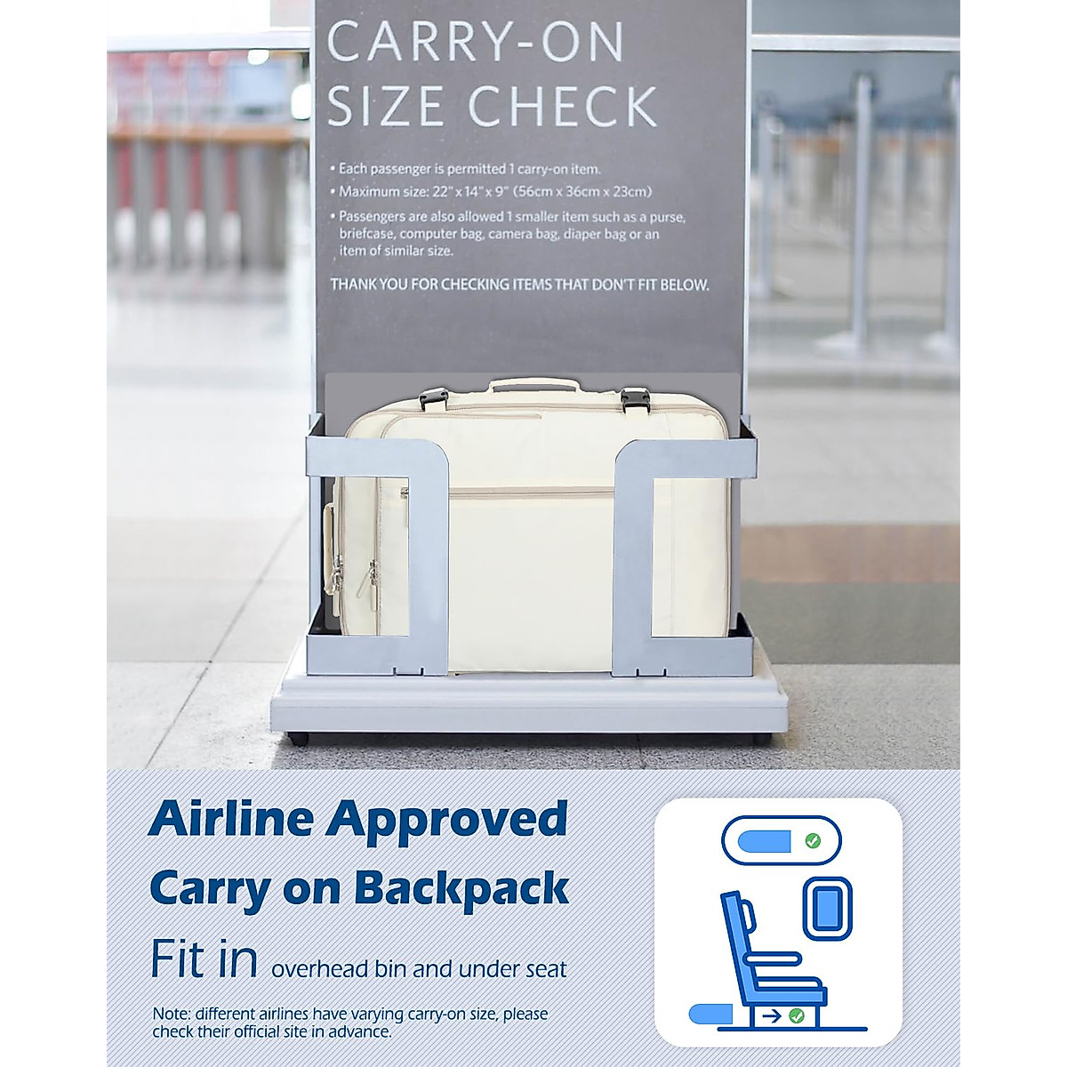 Hynes Eagle Carry on Backpack 38L Large Travel Backpack for Women Flight Approved Weekender Bag Laptop Backpack Men 15 inches Black 2017