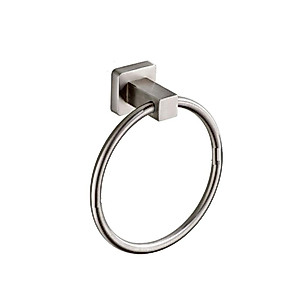 Towel Ring,Coat Hook,Towel Hooks,Bathroom Hand Towel Circle Rings Door Hanger Towels Rack Bathroom Hardware Set Wall Mount Stainless Steel