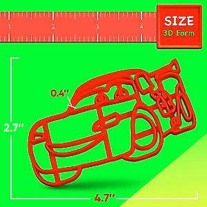 Cookie Cutter by 3DForme, Makvin Cake Fondant Frame Mold for Buscuit