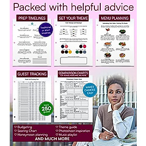 Wedding Planner Personal Organizer Diary Engagement Gifts Book & Bride To Be Wedding Planner & Organizer -167 Page Quality Wedding Planning Book, Provides Ultimate Help To Plan Your Wedding