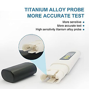 TDS Tester,TDS Meter Digital Water Tester,Water Quality Tester Filter Pen,0-9999 ppm,Accuracy Testing Water Quality for Drinking Water Purity Test, Swimming Pools, Aquariums, Etc.