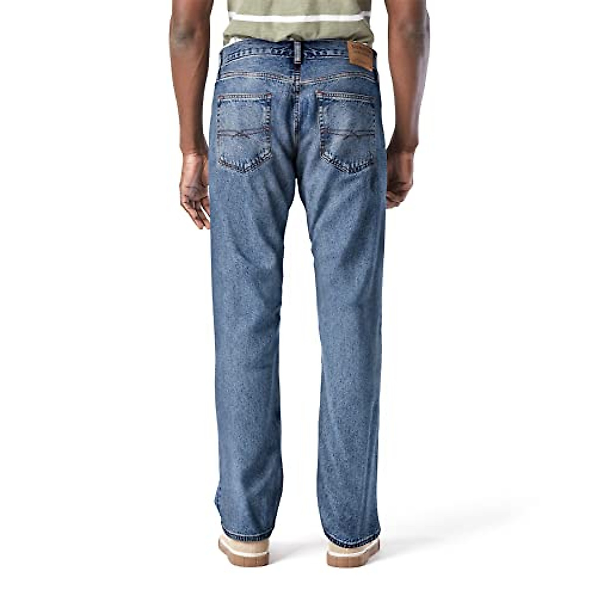 Levi Strauss Signature Gold Men's Relaxed Fit Flex Jeans (Available in Big & Tall), Atlas, 30Wx32L