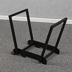 Firewood Rack Outdoor Indoor Heavy Duty Wood Rack for Firewood Log Rack Wrought Iron Fire Wood Holder Outdoors Wood Storage Stand Tubular Wood Pile Lumber Storage Stacking Log Bin Black,Small