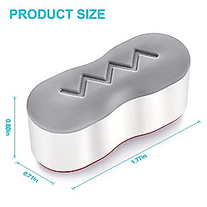 4 PACK Bidet Toilet Seat Bumper, Bidet Attachment for Toilet, Universal Seat Bumper Kit Replacement Bumpers, to Raise Toilet Bumpers Height, Reduce the Noise，Stop the Toilet from Sliding