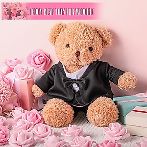 Set of Tuxedo Outfit, Bear Clothes Suitable for 13-15 Inch, Bear Clothes, Stuffed Animal Clothes, Bear Accessories for Your Own Stuffed Animals, Bears on Weddings