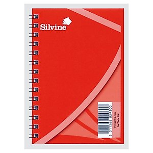 Silvine Spiral Note Book 7mm Ruled Feint 7x4.4" 76 Pages Lined 058