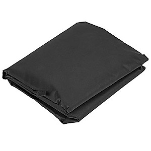 Valentine's Day Carnival Boquite Swing Seat Cushion Cover Set, 150x50x10cm/59.1x19.7x3.9in Outdoor Swing 3‑Seat Chair Waterproof Cushion Replacement for Patio Garden Yard, Waterproof (Black)