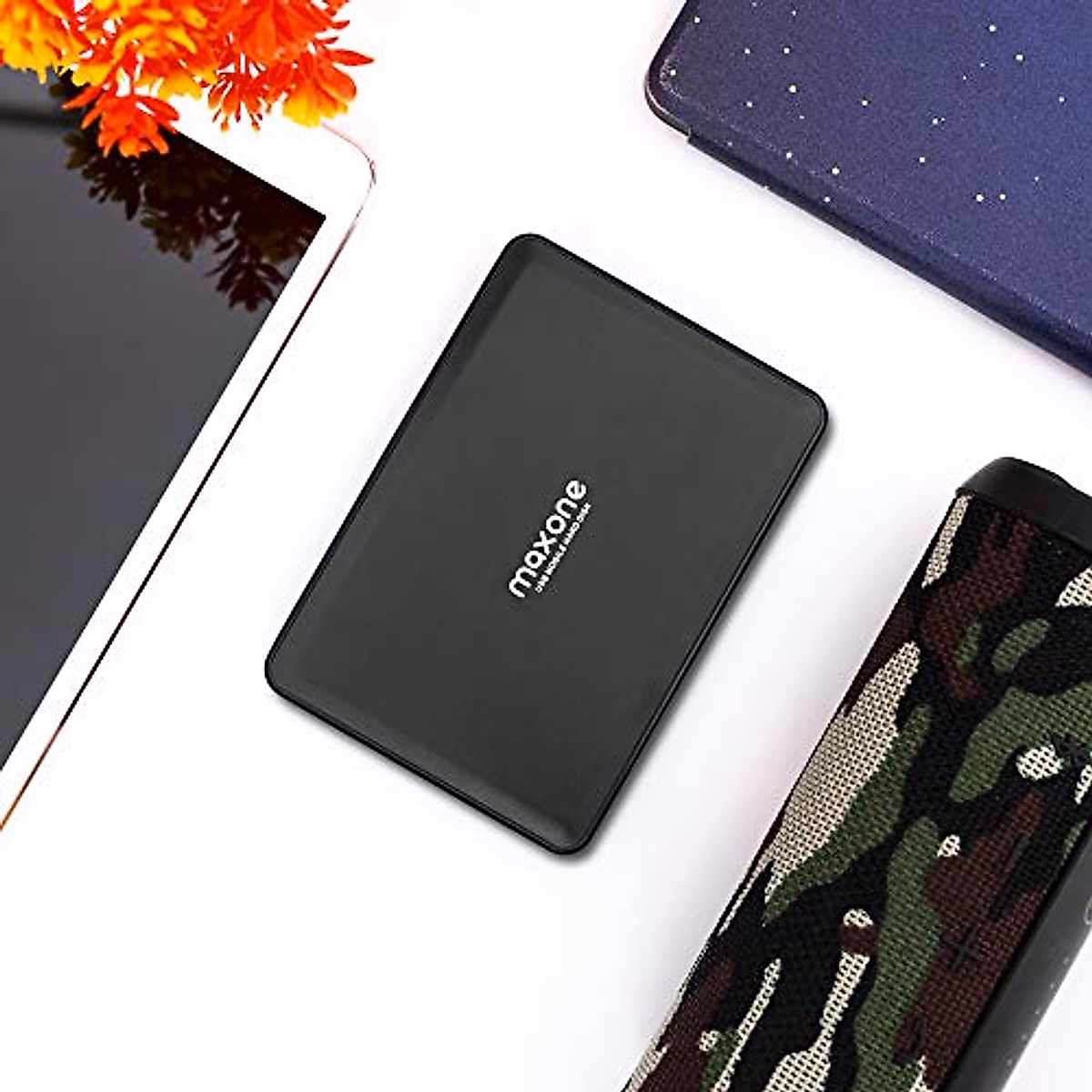 Maxone Portable External Hard Drives 500GB-USB 3.0 2.5'' HDD Backup Storage for PC, Desktop, Laptop, Mac, MacBook, Xbox One, PS4,TV, Chromebook, Windows - Black