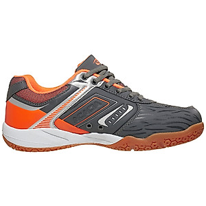 ACACIA HYPERSHOT Pickleball Shoes, Grey/Orange, 11