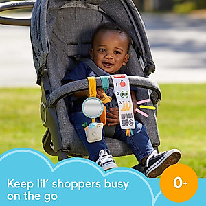 Fisher-Price Cutest Customer Activity Set, 3 Stroller-attaching Infant Toys for Travel