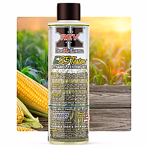 REV X E85T0501 E85 Gasoline Tester - Easy to Use Ethanol Test Kit