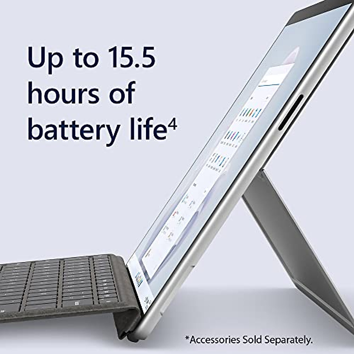 Microsoft QEZ00001 Surface Pro 9 13" Touch Tablet, Intel i5, 8GB/256GB, Platinum Bundle Surface Dock 2 and 1 YR CPS Enhanced Protection Pack