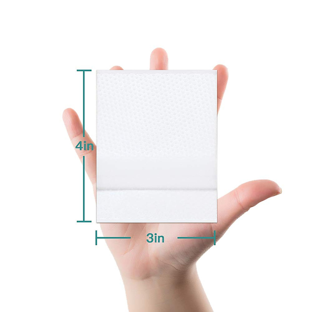 Dimora Silicone Wound Contact Layer, Non-adhering Dressing, Transparent Wound Dressing Pads, 3in x 4in (7.5cm x 10cm), 10 pcs