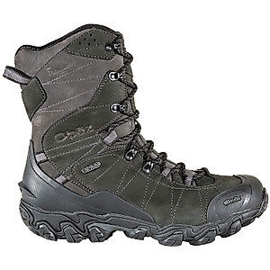 Oboz Bridger 10" Insulated B-DRY Hiking Boots - Men's Carbon Black 11.5