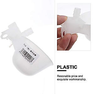 YARDWE 20PCS Automatic Pigeon Water Feeder Plastic Poultry Drinking Bowl Practical Quail Waterer Bird Supplies for Pigeon Chicken, White