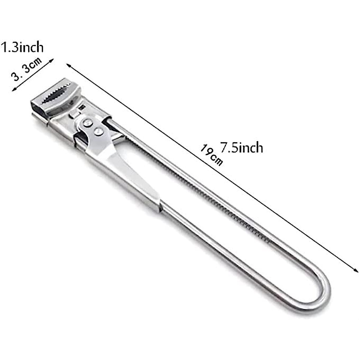 Adjustable Multifunctional Stainless Steel Can Opener, 2023 New Stainless Steel Can Opener Bottle Jar Lid Gripper Household Kitchen Tool, Manual Jar Bottle Opener Kitchen Accessories