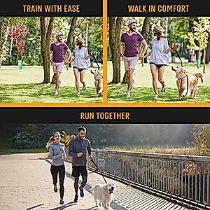 ACTIVE PETS Strong Dog Rope Leash with Soft Comfortable Padded Handle and Highly Reflective Threads, Dog Leash for Small Medium and Large Dogs, Puppy Leash for Training Running and Walking