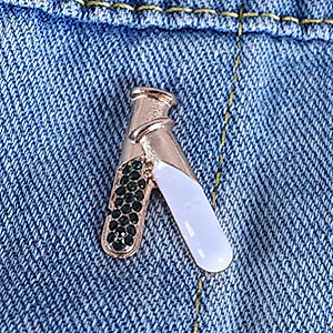 VALICLUD Enamel Pin Enamel Pin 4Pcs Science Brooch Lab Brooch Test Tube Lapel Pin Chemistry Experiment Brooch Coat Gift for Doctors Chemist- Chemistry Laboratory Badge