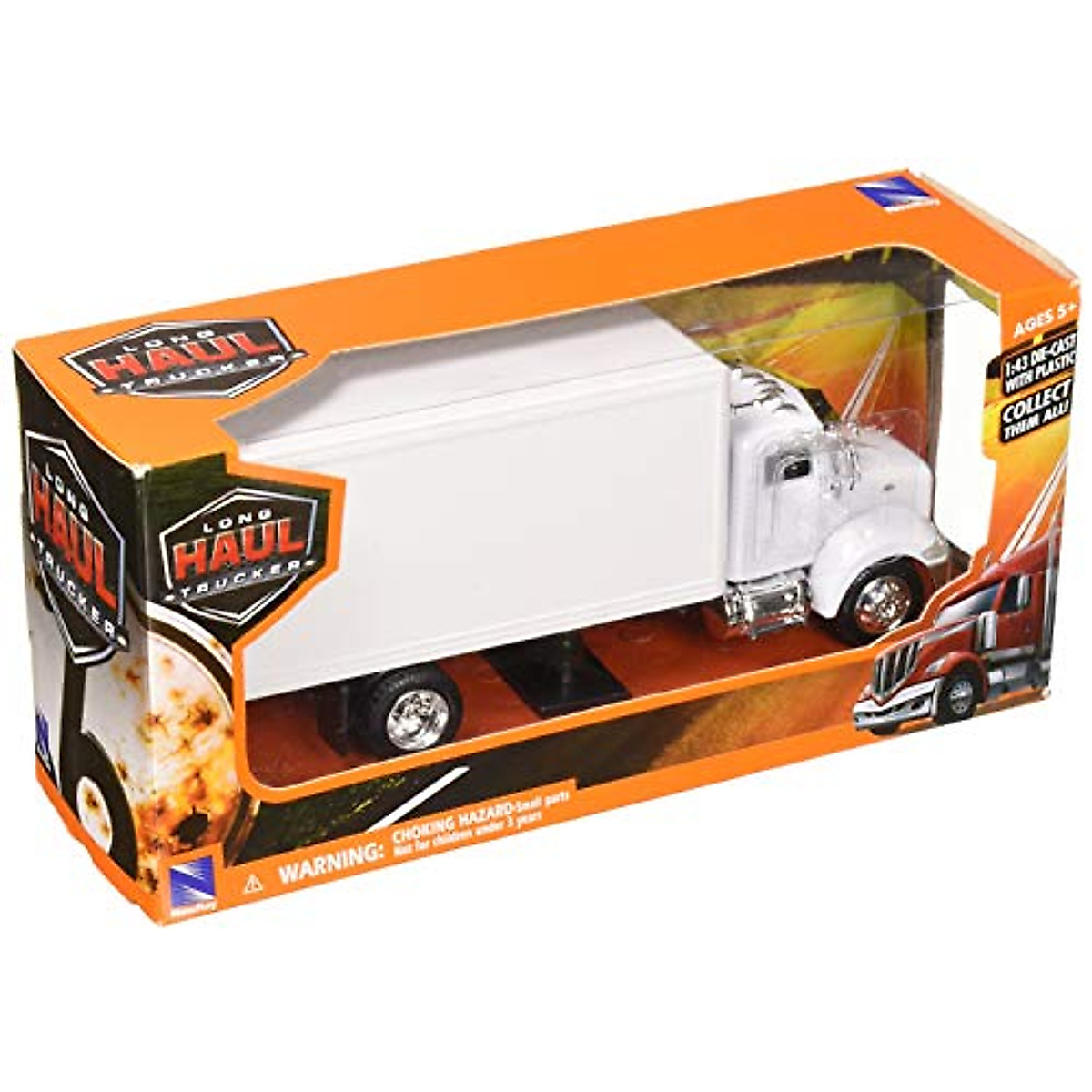 New-Ray 15803D 1: 43 Utility Peterbilt 335 Box Truck White