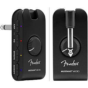 Fender Mustang Micro Personal Guitar Amplifier Bundle with Picks and Austin Bazaar Instructional DVD