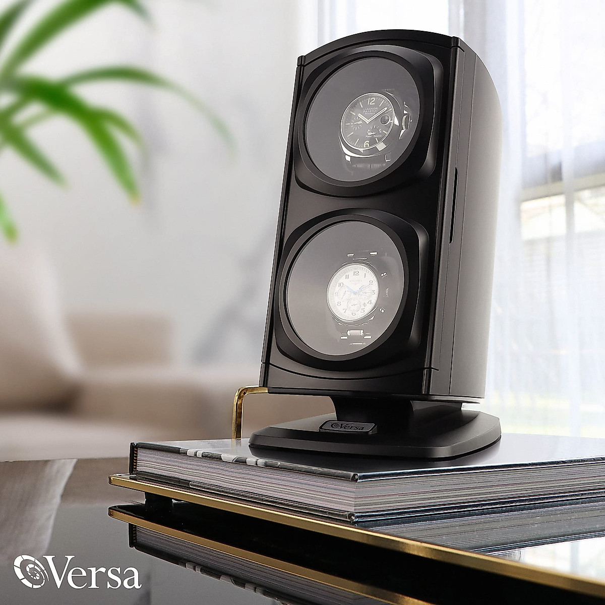 Versa Automatic Double Watch Winder for Rolexs - Black