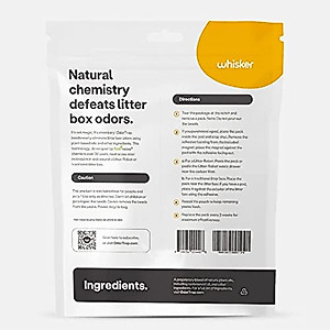 OdorTrap Pack Refills by Whisker, 12 Pack Refill for OdorTrap Pod (Pod Not Included), Eliminates Litter Box Odors, Compatible with Litter-Robot and Traditional Litter Boxes