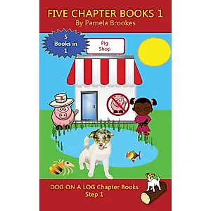 Five Chapter Books 1: Systematic Decodable Books for Phonics Readers and Folks with a Dyslexic Learning Style (DOG ON A LOG Chapter Book Collections)