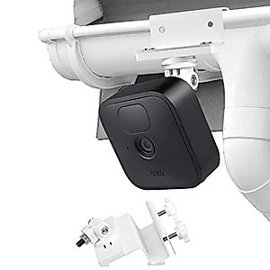 Wasserstein Weatherproof Gutter Mount with Universal Screw Adapter Compatible with Blink Outdoor & Blink XT2/XT Camera (1 Pack, White)