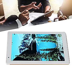 DAUERHAFT HD Tablet, 1960x1080 IPS HD Touch Screen Tablet PC 178° Wide Viewing Angle Dual Cards Dual Standby with Metal Shell for 11 for Gaming for Video(#1)
