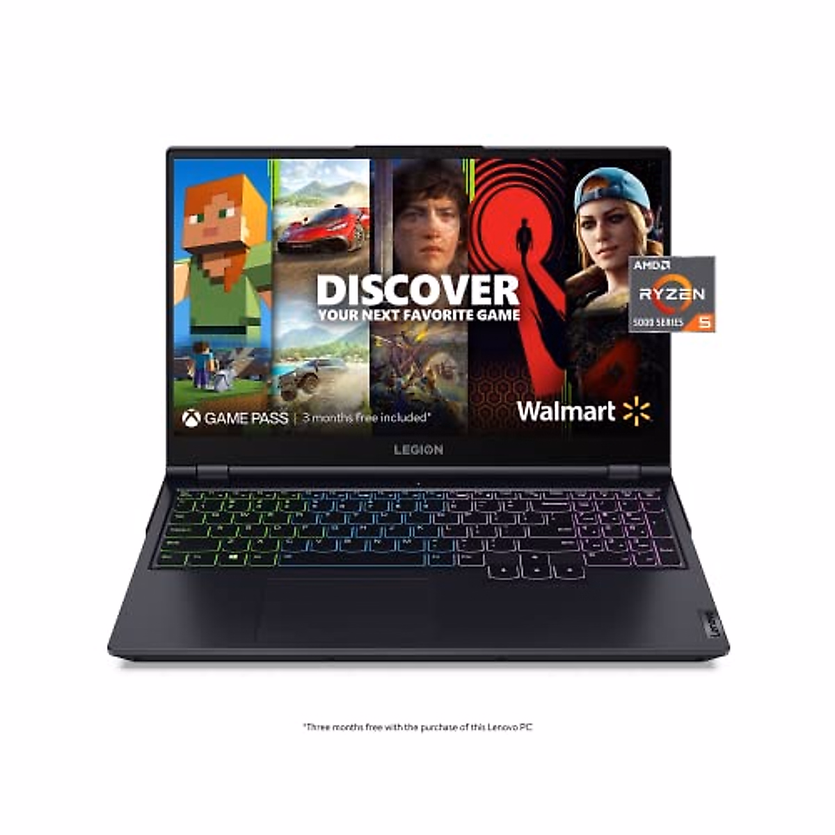 Lenovo 2023 Legion 5 15.6" 120Hz IPS FHD Gaming Laptop, AMD Ryzen 5 5600H 6-Core, GeForce RTX 3050 Ti, 16GB RAM, 1TB NVMe SSD, Backlit Keyboard, Ethernet, WiFi 6, Win11