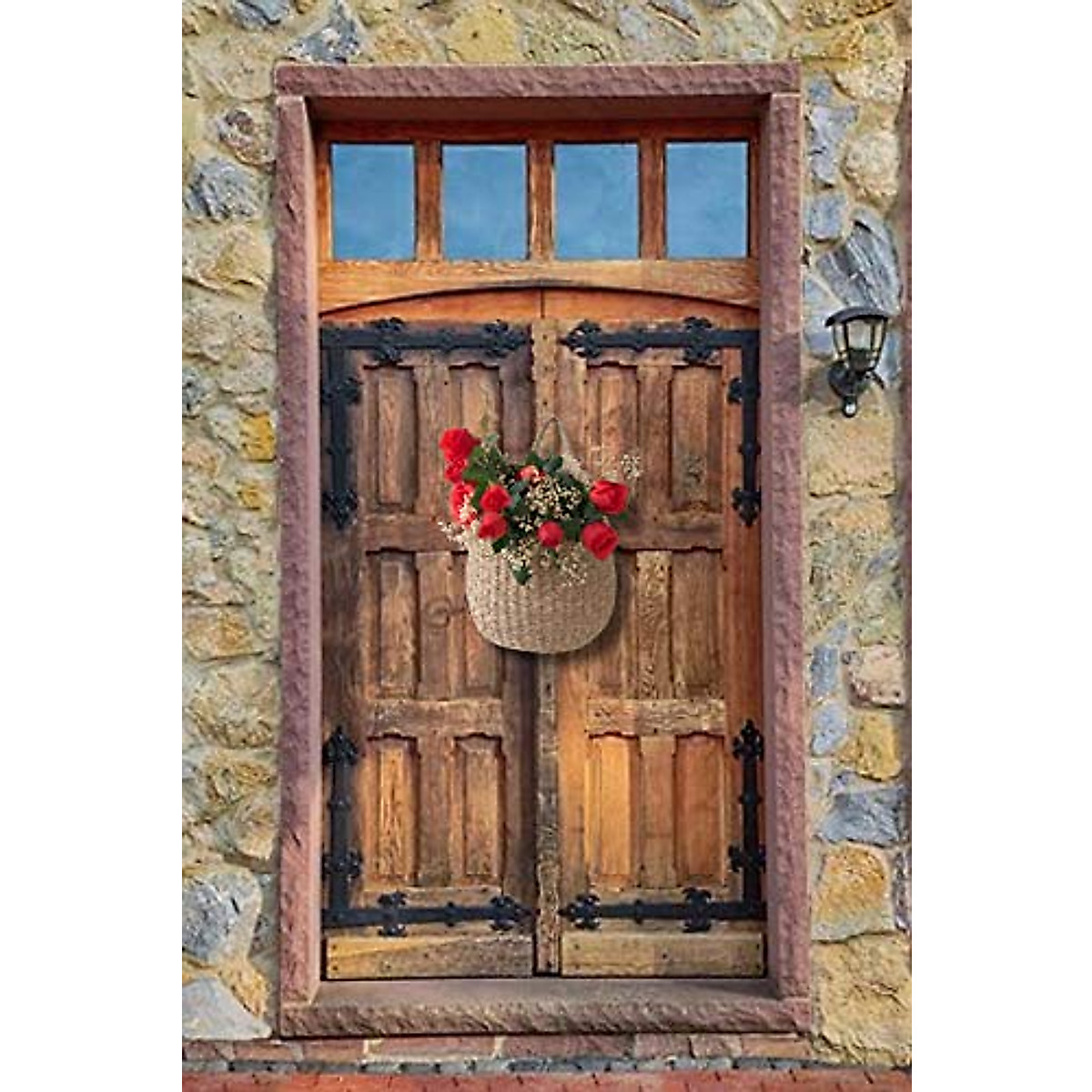 ArteeHome Wall Hanging Medium and Small Storage Baskets, Plant Basket, Woven Wicker Seagrass Hanging Basket, Utensils Holder for Kitchen, Front Door Basket, Boho Chic Decor, Set of 2 pcs