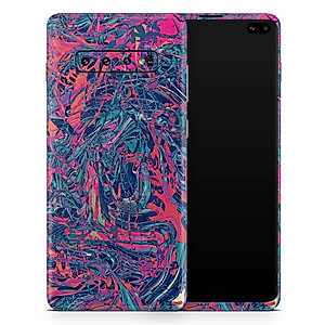 DesignSkinz Liquid Abstract Paint Remix V25 Protective Vinyl Decal Wrap Skin Cover Compatible with The Samsung Galaxy S20 (Screen Trim & Back Glass Skin)