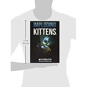 Imploding Kittens Expansion Set - Easy Family-Friendly Party Games - Card Games for Adults, Teens & Kids - 20 Card Add-on