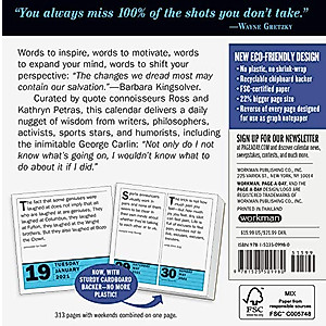 365 Smartest Things Ever Said! Page-A-Day Calendar 2021