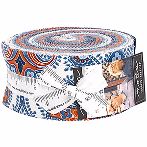 Minick and Simpson Sunrise Side Jelly Roll 40 2.5-inch Strips Moda Fabrics 14960JR
