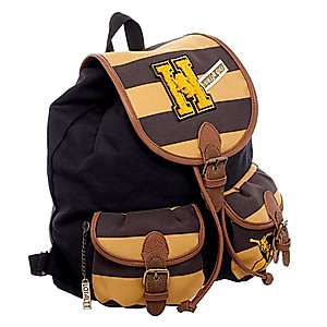 Harry Potter Hufflepuff Varsity Knapsack Backpack 14 x 17in