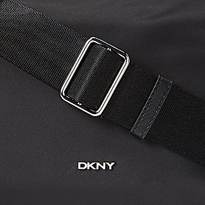 DKNY Sporty Crossbody Caelynn Pouchette Handbags, Black/Silver