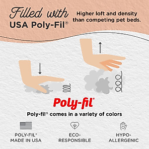 Best Friends by Sheri The Original Calming Donut Dog and Cat Bed in Shag Fur, Sage Green, Large, 36x36