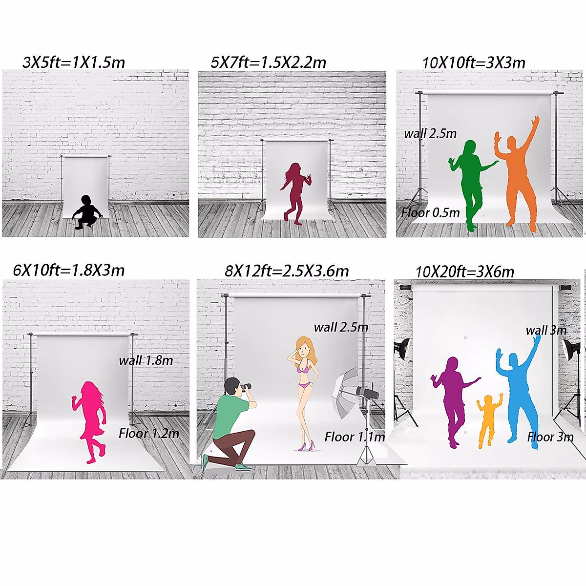 AIIKES 8x6FT Fall Thanksgiving Photo Backdrop Rustic Wood Board Barn Harvest Photography Background Autumn Pumpkin Leaves Flower Baby Birthday Portrait Party Decoration Photo Studio Booth Props 11-741