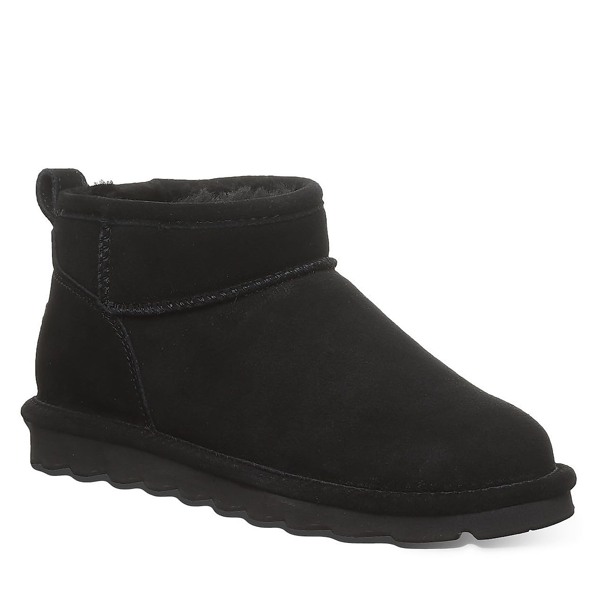 BEARPAW Women's Shorty Black Size 10 | Women's Ankle Boot | Women's Slip On Boot | Comfortable Winter Boot
