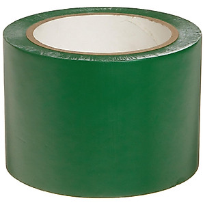 Brady 58252 108' Length, 3" Width, B-725 Vinyl Tape, Green Color Aisle Marking Tape