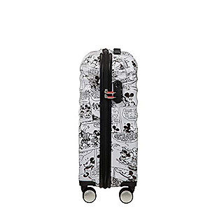 American Tourister Spinner S (55 cm-36 L), White (Minnie Comics White)