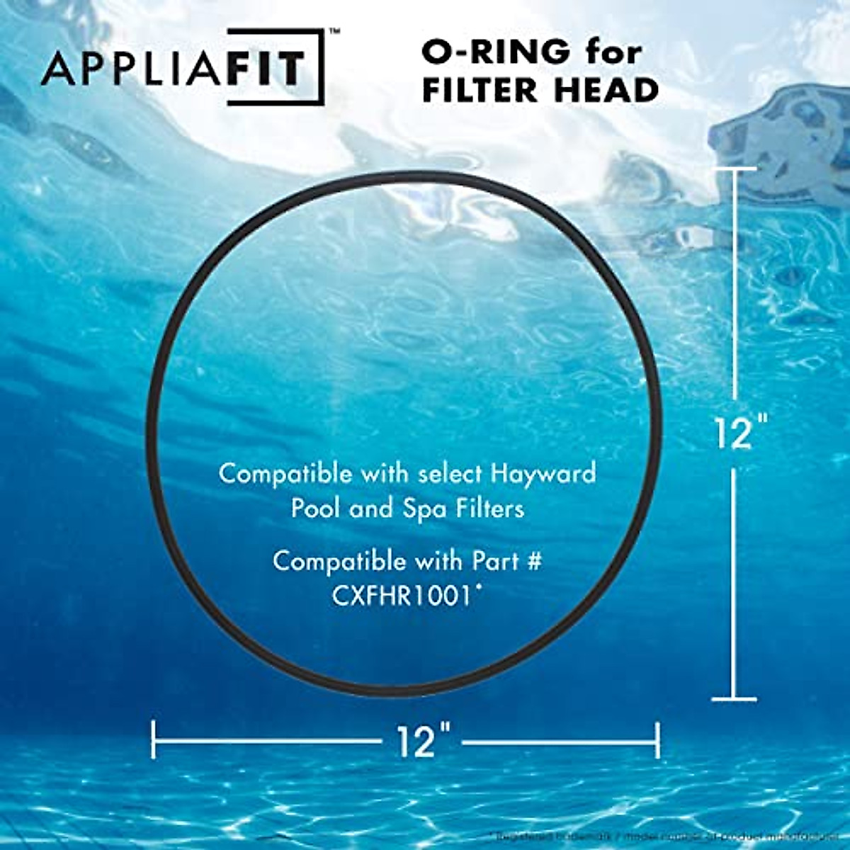 AppliaFit Filter Head O-Ring Compatible with Hayward CXFHR1001 and RGX45G for Select Pool Filters