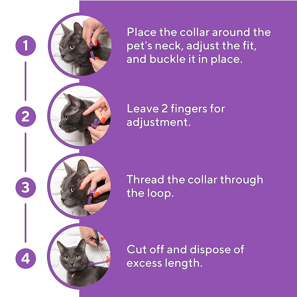 Cat Calming Collar & Pet Anti Anxiety Products - Feline Calm Pheromones Collars & Cats Stress Relief - Relaxivet Comfort Helps with Pee, New Zone, Aggression, Fighting with Dogs & Other Behavior