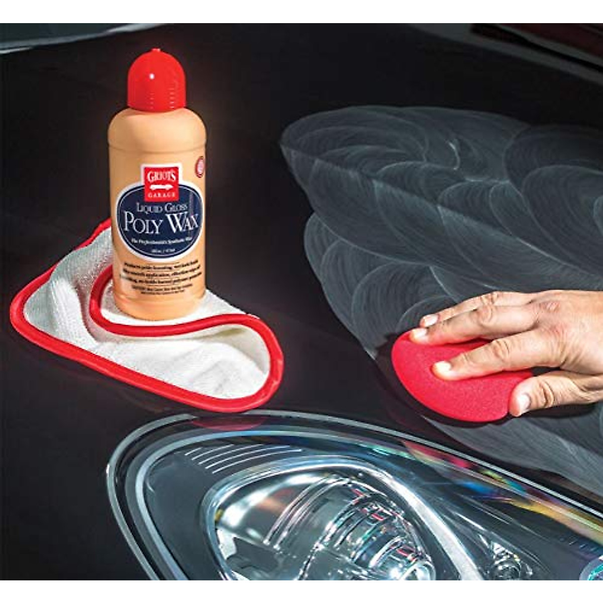 Griot's Garage 10916 Liquid Gloss Poly Wax 16oz Kit
