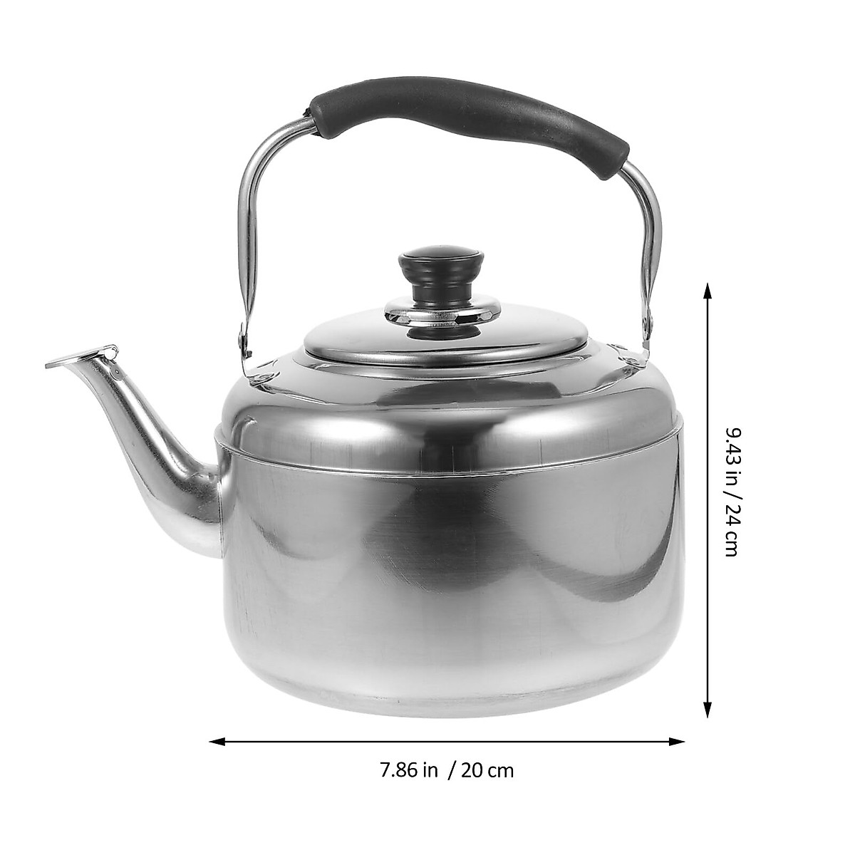 Lurrose Small Tea Kettle Boiling Teapot Fast Boiling Water Kettle Glass Camp Kettle Loose Tea Steeper Electric Water Bottle Hot Water Coffee Pot Stainless Steel Teakettle Heating Filter