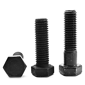 5/16-18 x 6 1/2 Coarse Thread Grade 8 Hex Cap Screw (Bolt) Alloy Steel Thermal Black Oxide Pk 10