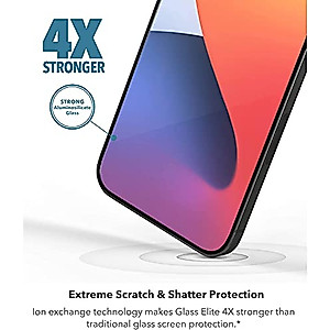ZAGG InvisibleShield Glass Elite Screen Protector for iPhone 12, iPhone 12 Pro, iPhone 11 and iPhone XR – Strongest Tempered Glass, Smudge-Free ClearPrint, Extreme Shatter, Impact, Scratch Protection