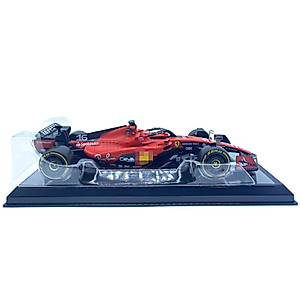HTLNUZD Bburago 2023 1/24 SF23#16 F1Racing Alloy Car for Scuderia Ferrari 1:24 SF23#16 Leclerc Signature Die cast Adults Model Car Display Ornaments Collection