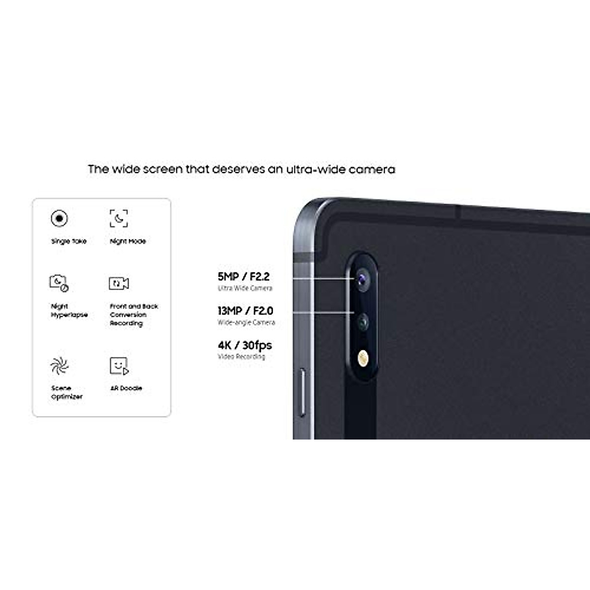 Samsung Electronics Samsung Galaxy Tab S7 Wi-Fi, Mystic Bronze - 512GB (Renewed)